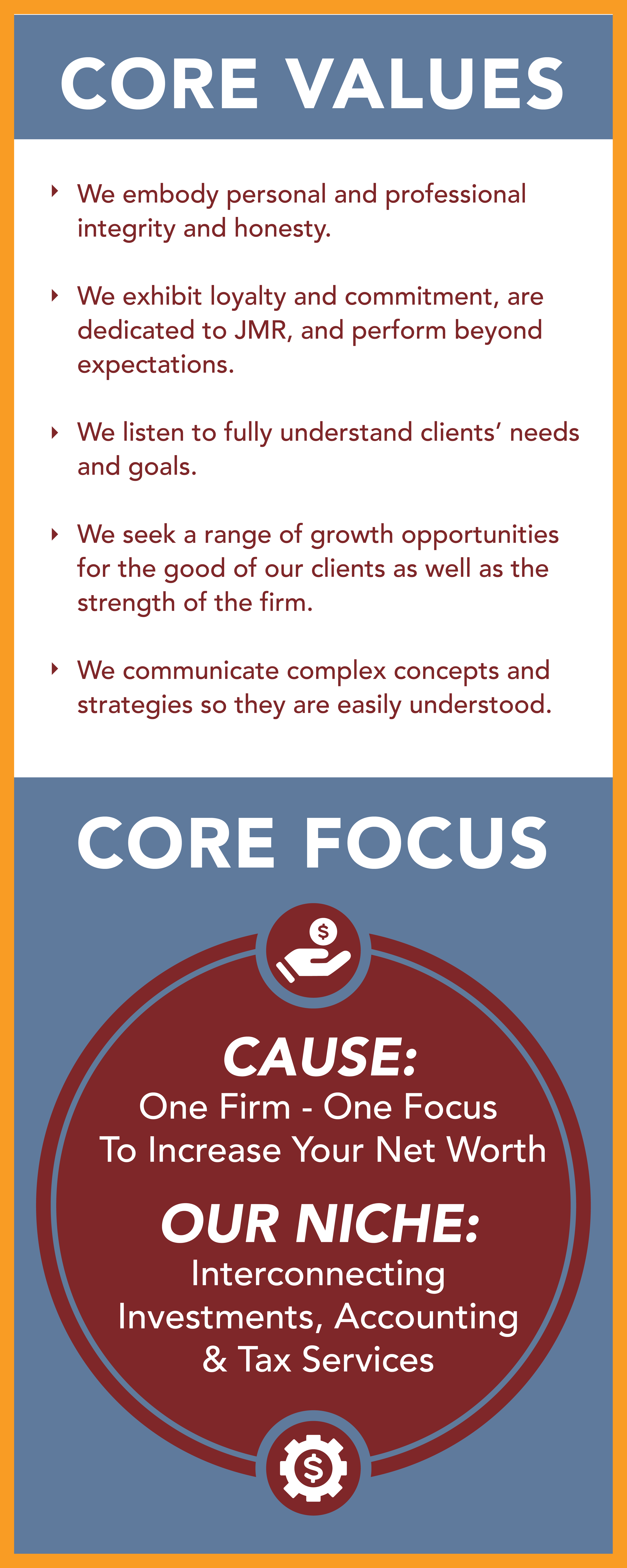 Why JMR Financial Group? | Superior, WI | Duluth, MN